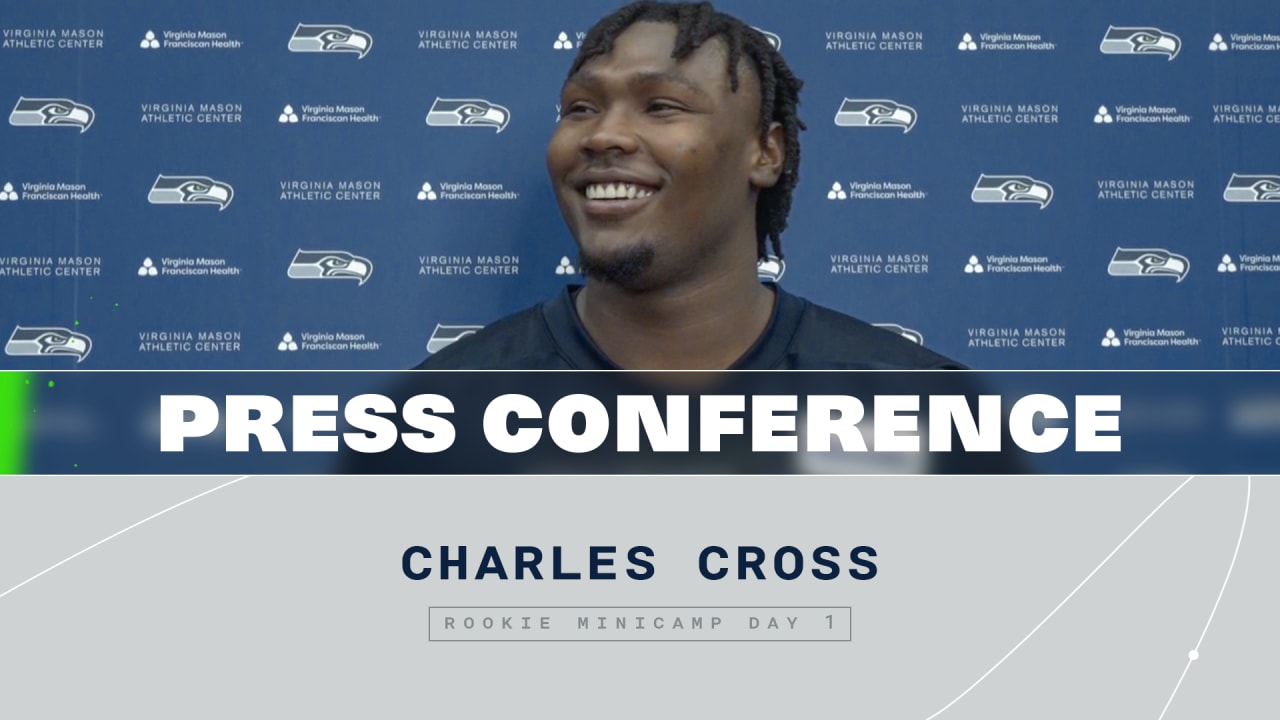 Charles Cross Rookie Minicamp Day 1 Press Conference