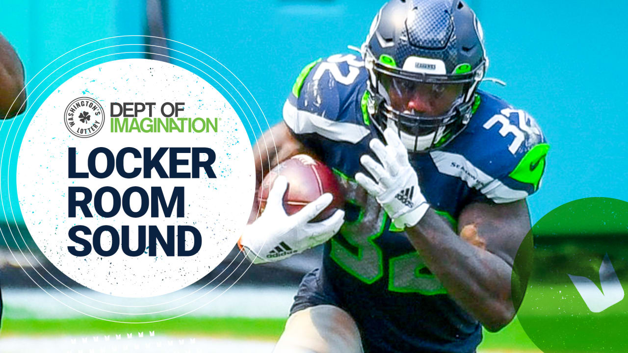 Locker Room Sound at Dolphins: Chris Carson "Is a Stud Football Player"