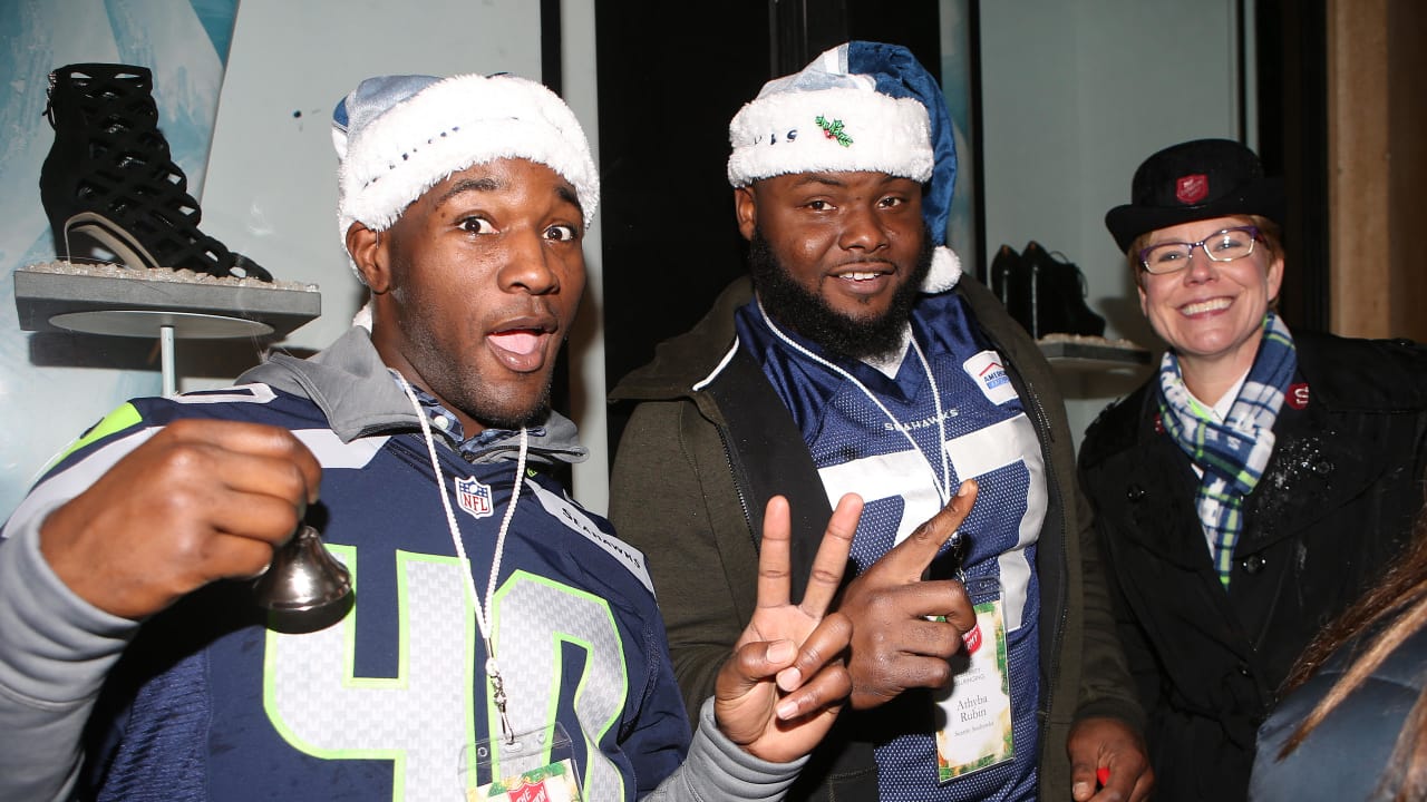 Derrick Coleman and Ahtyba Rubin Join Annual Salvation Army Celebrity ...