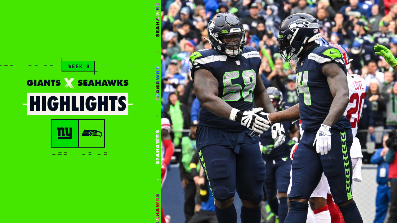 2022 Week 8 Seahawks vs. Giants Full Highlights