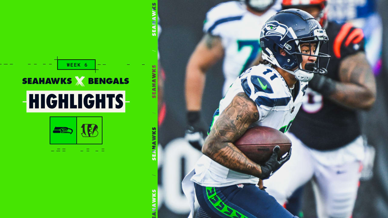 2023 Week 6 Seahawks at Bengals Geno Smith Finds Jaxon Smith-Njigba For 18-Yards Highlight