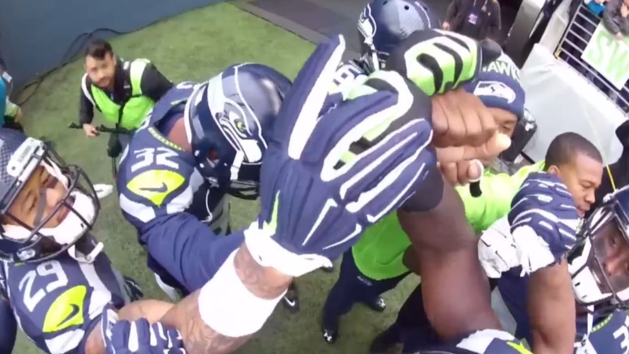 Defensive Backs Pregame Huddle