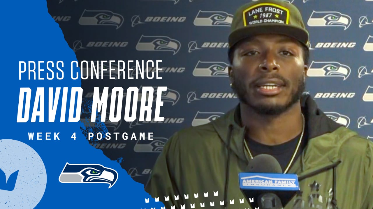 David Moore Week 4 Postgame 2020 Press Conference at Dolphins