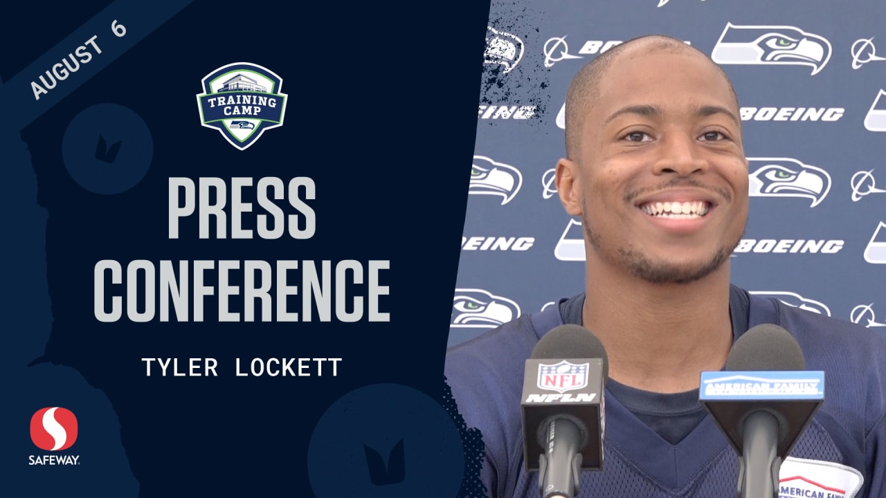 Tyler Lockett Seahawks Training Camp Press Conference - August 6