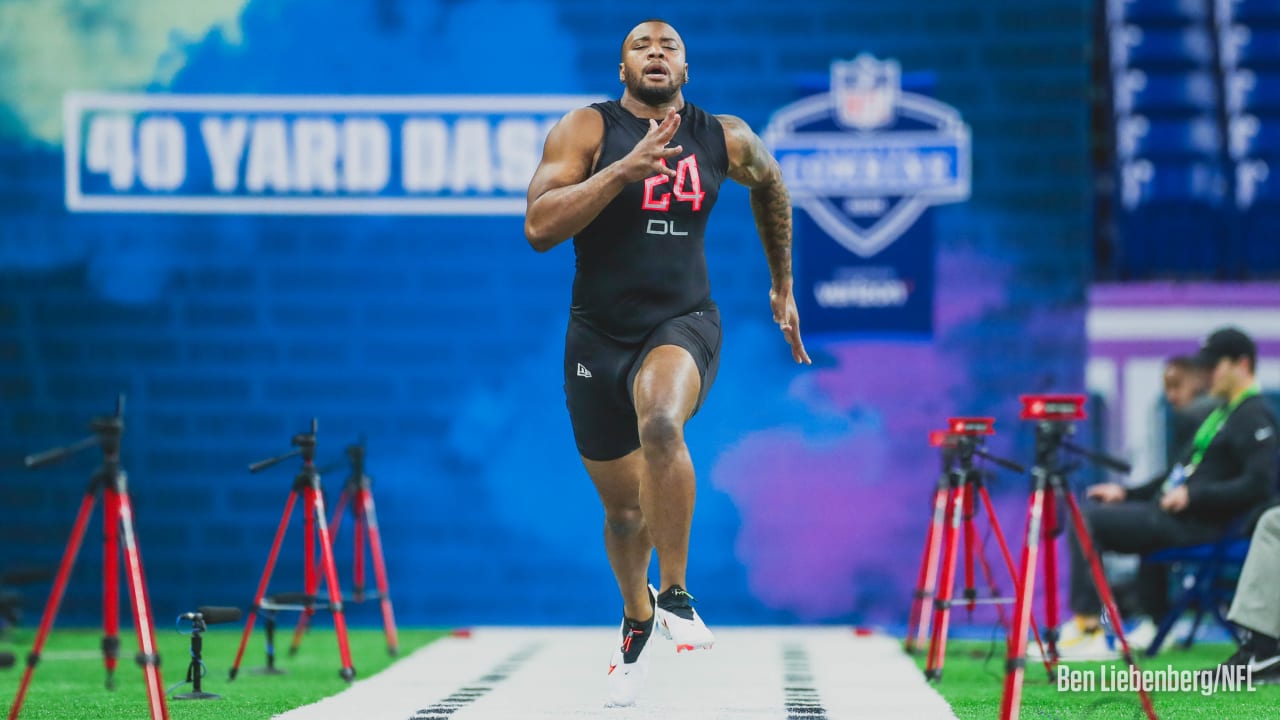Alabama Crimson Tide Defensive Lineman Raekwon Davis Runs Official 5.12 ...