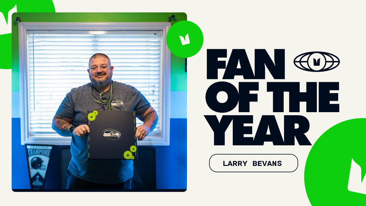 Larry Bevans Named 2022 Seahawks Fan Of The Year