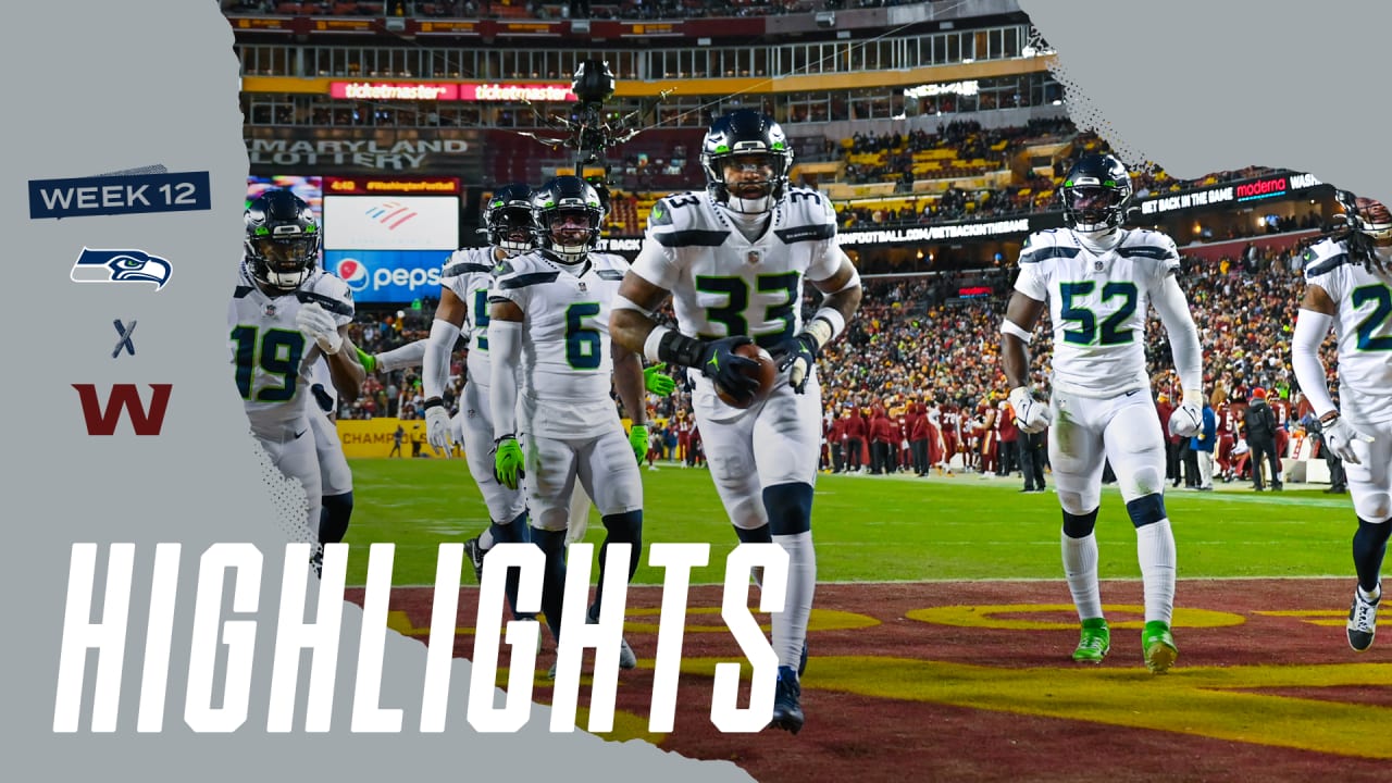 Full Highlights: Washington Football Team 17, Seahawks 15