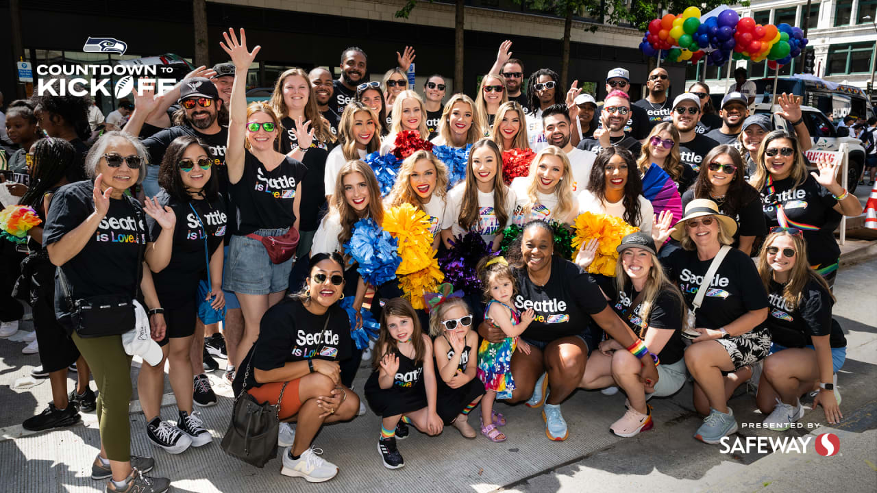 PHOTOS: Seahawks Take Part In The Seattle Pride Parade