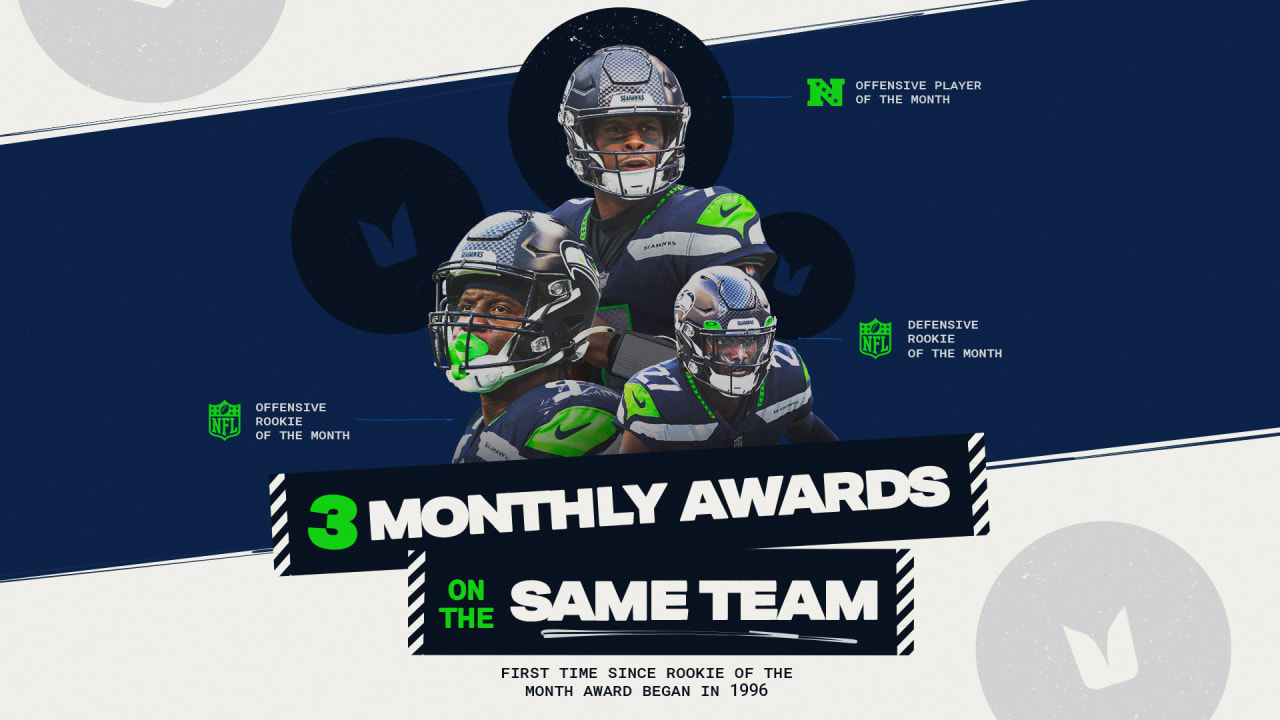 “Outstanding” October: Seahawks QB Geno Smith, RB Kenneth Walker III ...