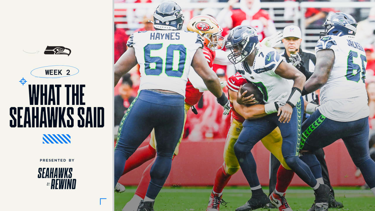 What The Seahawks Said Following Their 27-7 Loss To The 49ers