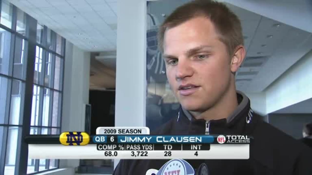 Jimmy Clausen pre-combine interview