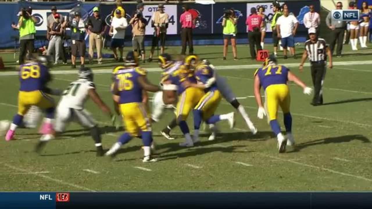 Frank Clark Strip-Sacks Jared Goff