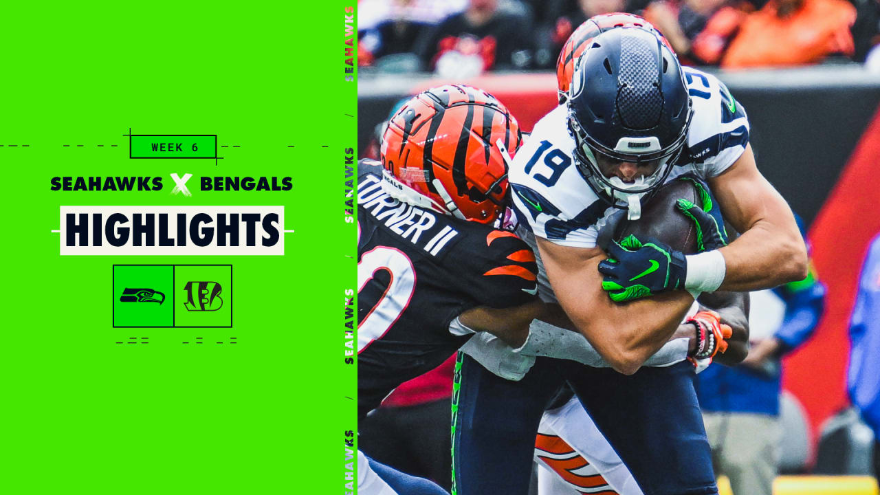 2023 Week 6 Seahawks At Bengals Jake Bobo Takes Tough Route On 23 Yard Reception Highlight
