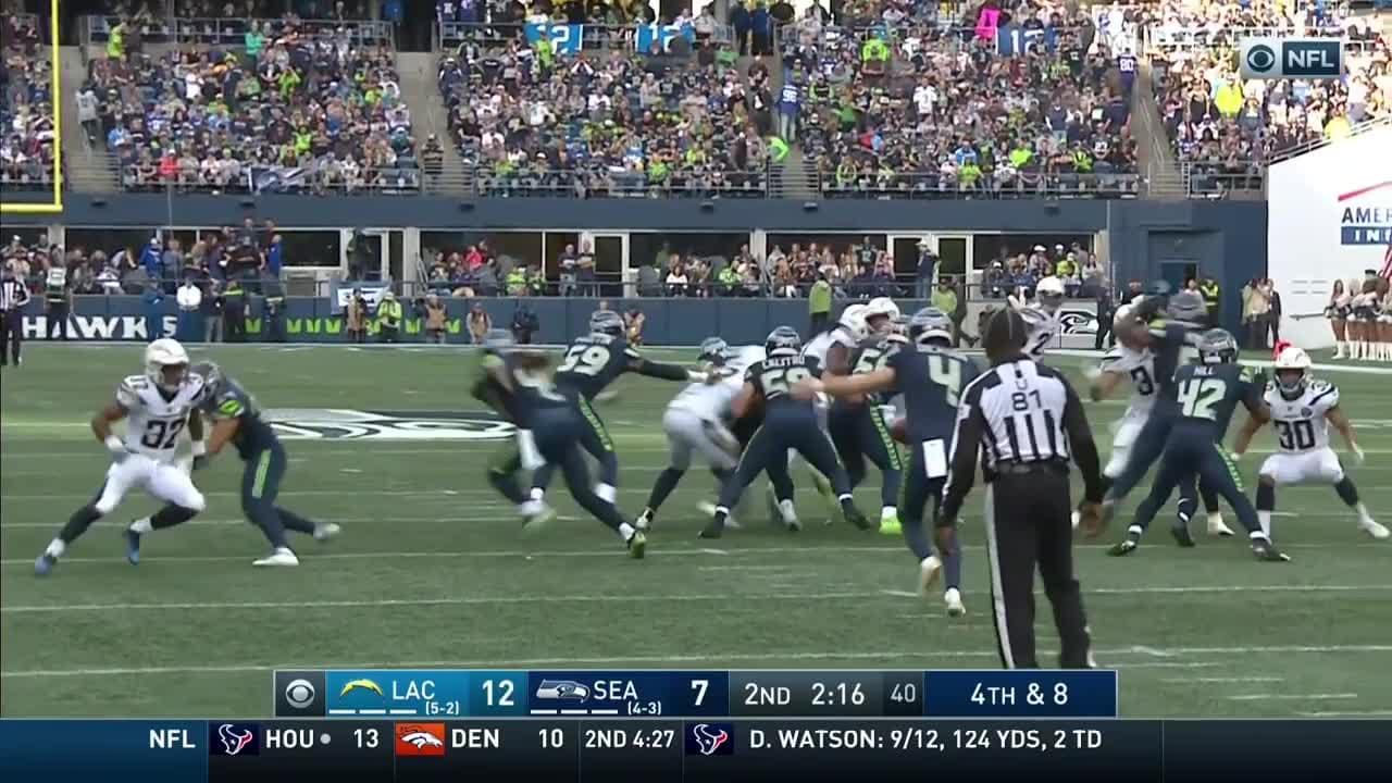 Shaquem Griffin Makes Tackle On Punt Return