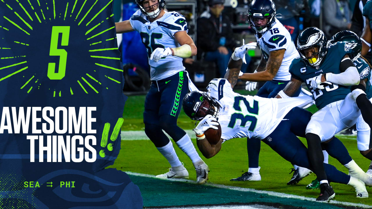Five Awesome Things About Week 12 - Seahawks at Eagles