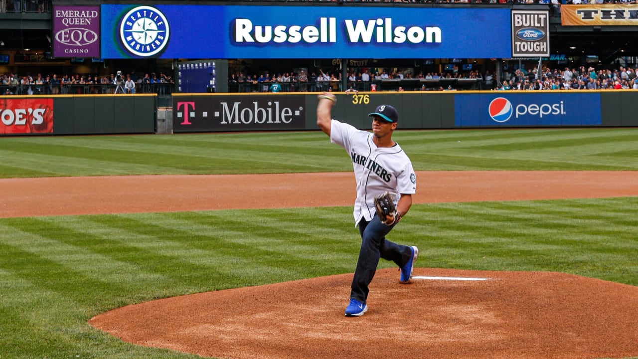 Seahawks First Pitches At Mariners Games