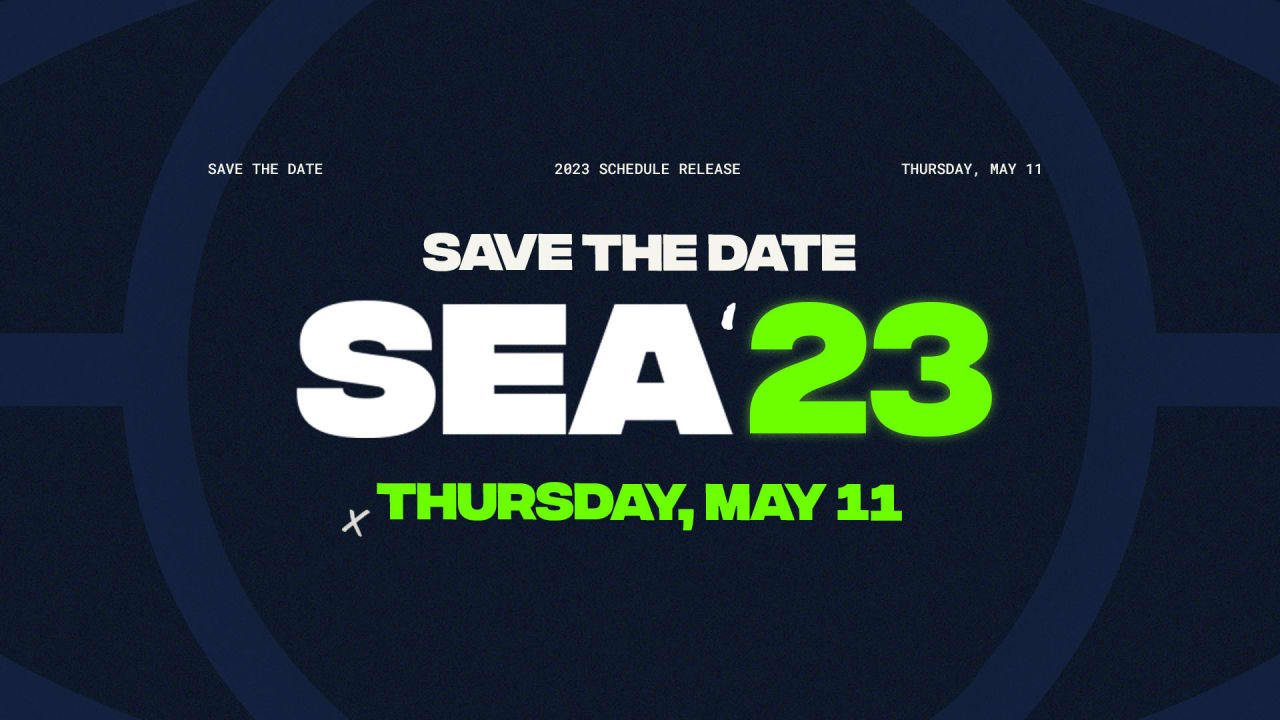 Seahawks 2023 Schedule To Be Released On Thursday, May 11