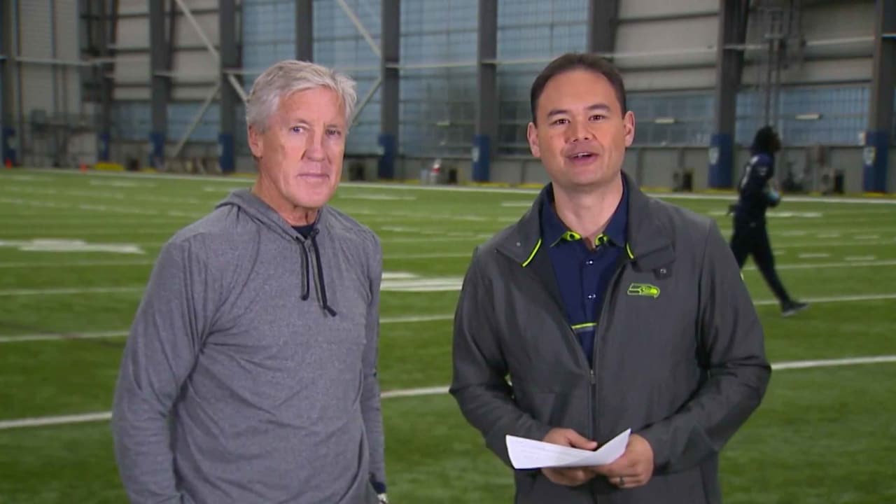 Seahawks Saturday Night - Pete Carroll 1 on 1 Before at Panthers