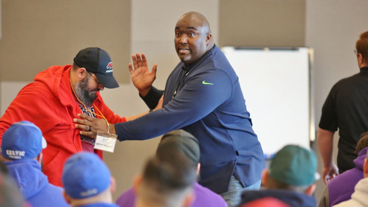 PHOTOS: Defensive Coordinator Clint Hurtt Speaks To High School ...