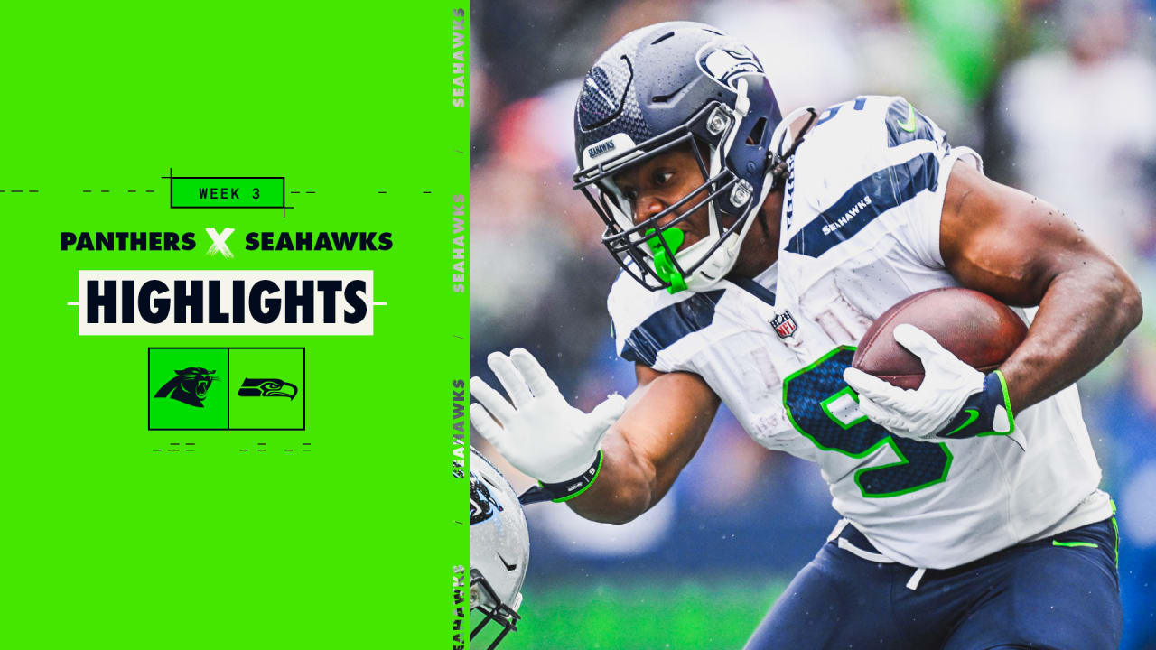 2023 Week 3 Seahawks vs. Panthers Kenneth Walker III Takes A Pass 18 ...