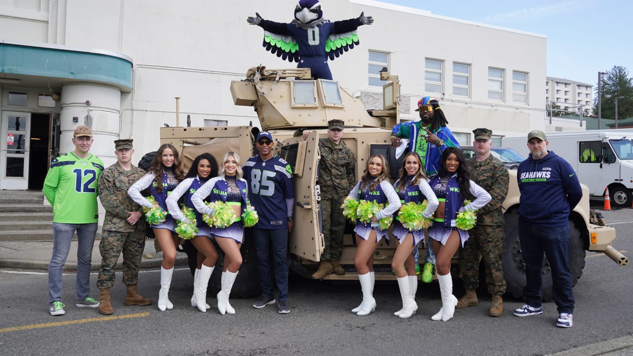 PHOTOS: Seahawks & USO Host Draft Party At Bremerton Naval Base