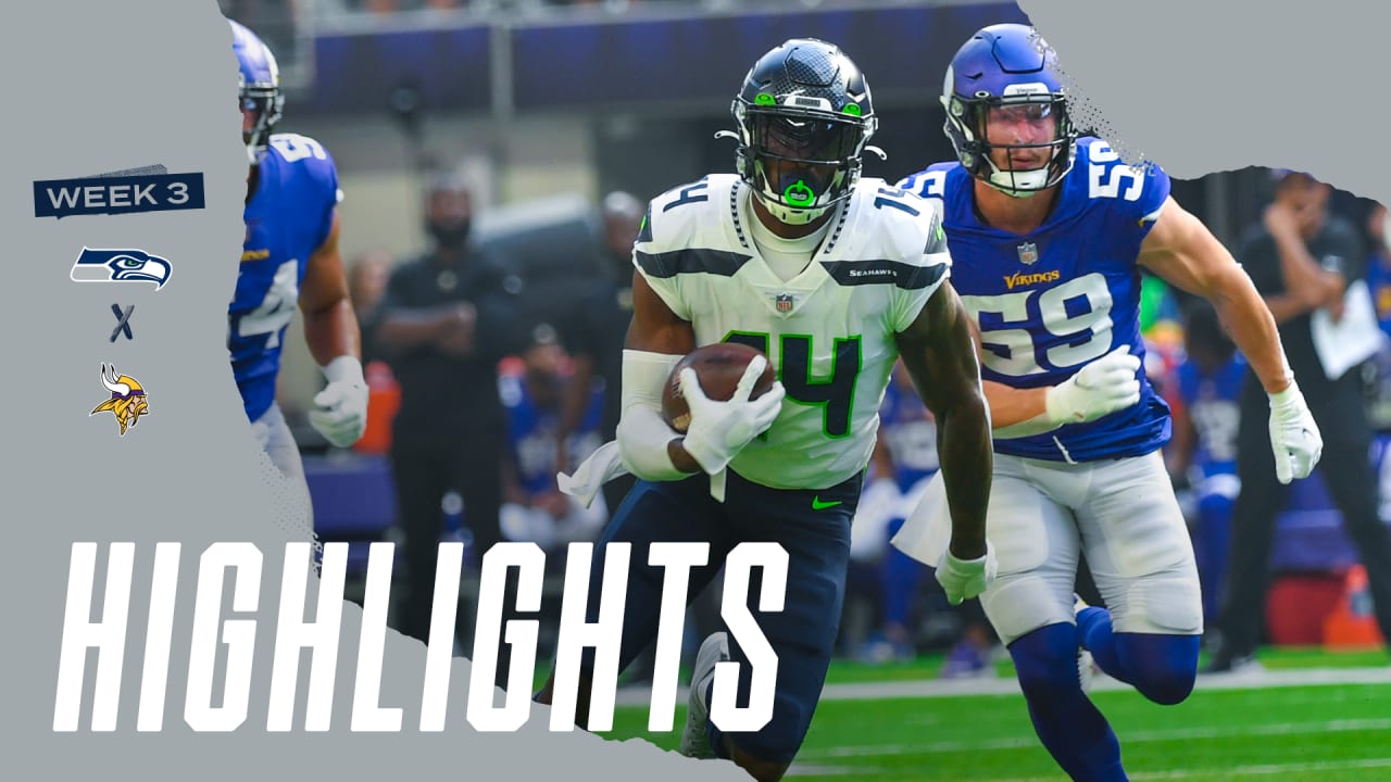 2021 Week 3 Seahawks At Vikings Game Highlights