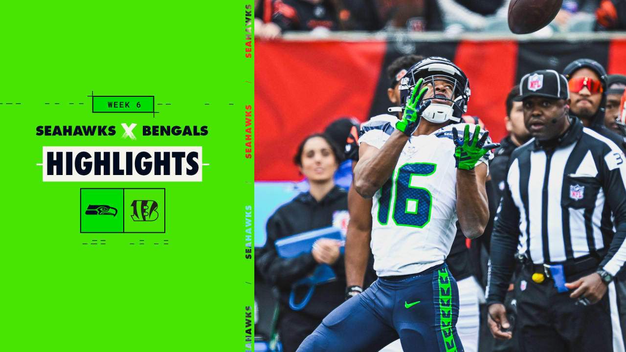 2023 Week 6 Seahawks at Bengals Geno Smith Drops Dime To Tyler Lockett For 32 Yards Highlight