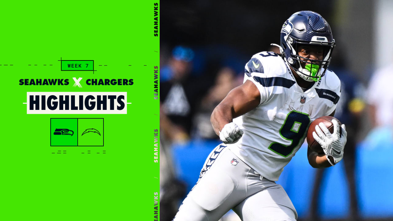 2022 Week 7 Seahawks at Chargers Kenneth Walker Highlights