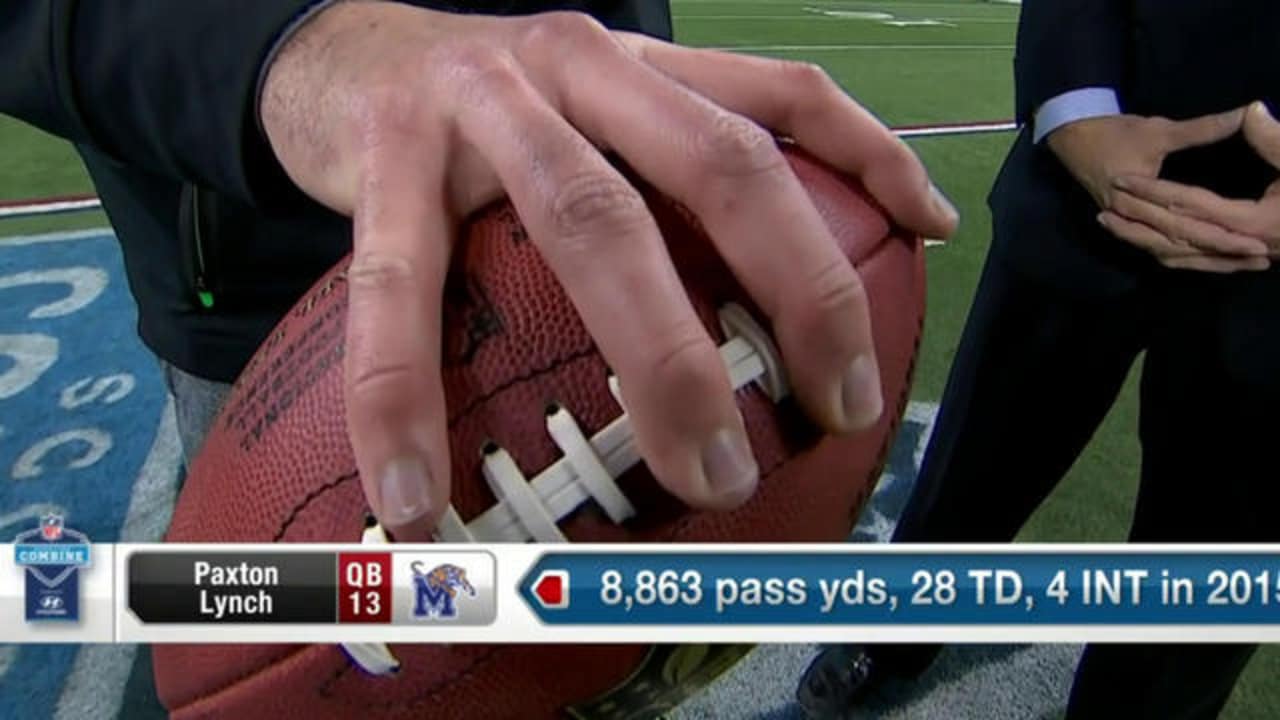 NFL Combine Primetime: Paxton Lynch Shows Off His Moves, Hand Size NFL Combine Primetime: Paxton Lynch Shows Off His Moves, Hand Size