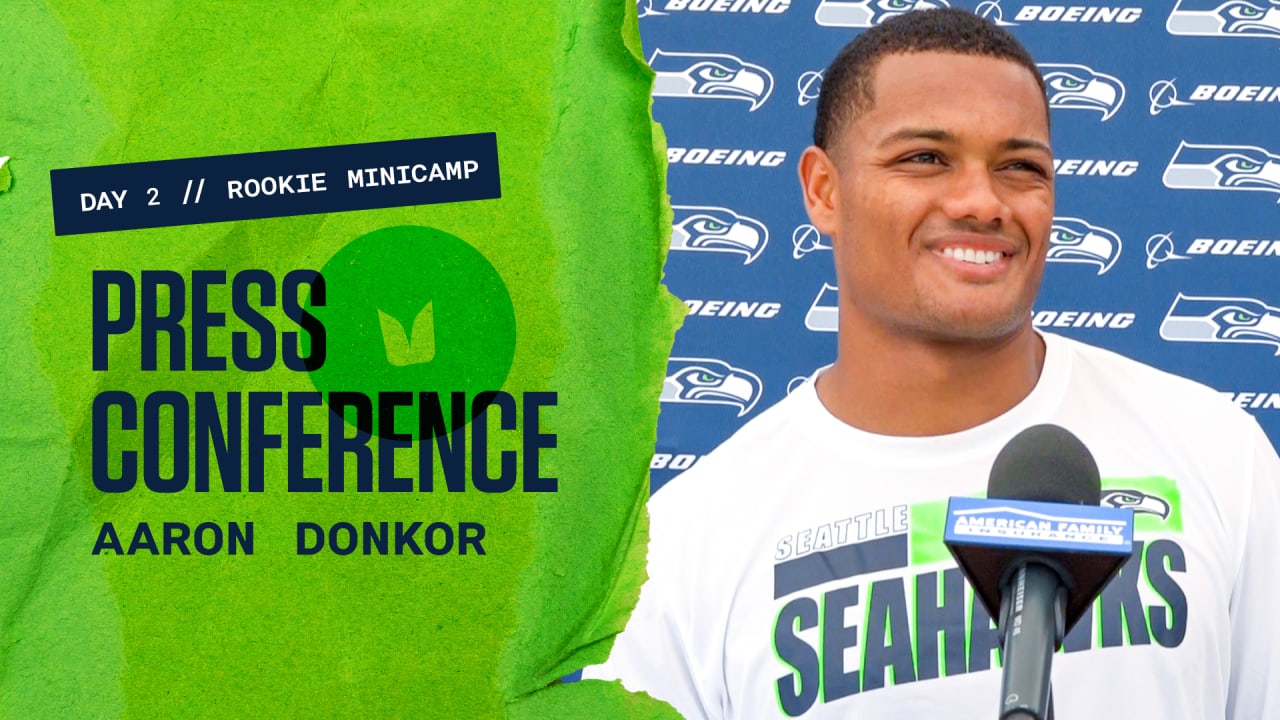Aaron Donkor 2021 Rookie Minicamp Press Conference