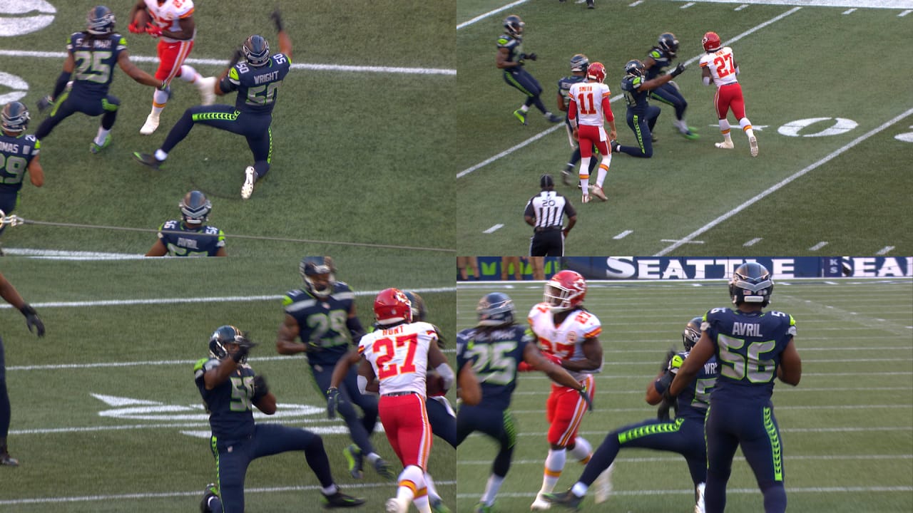 Eye of the Hawk - K.J. Wright Tackle for Loss and Celebration
