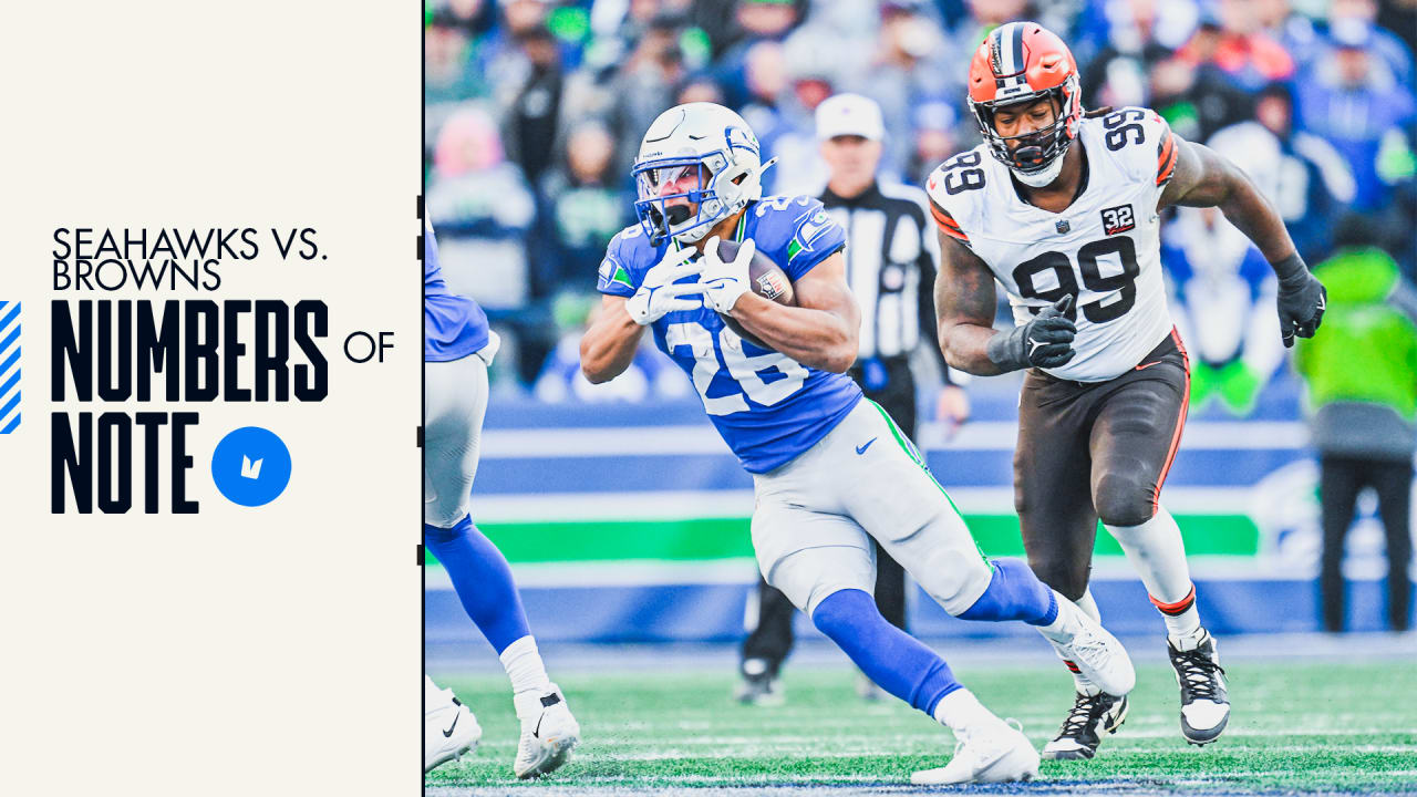 Numbers of Note From The Seahawks' Win vs. Browns