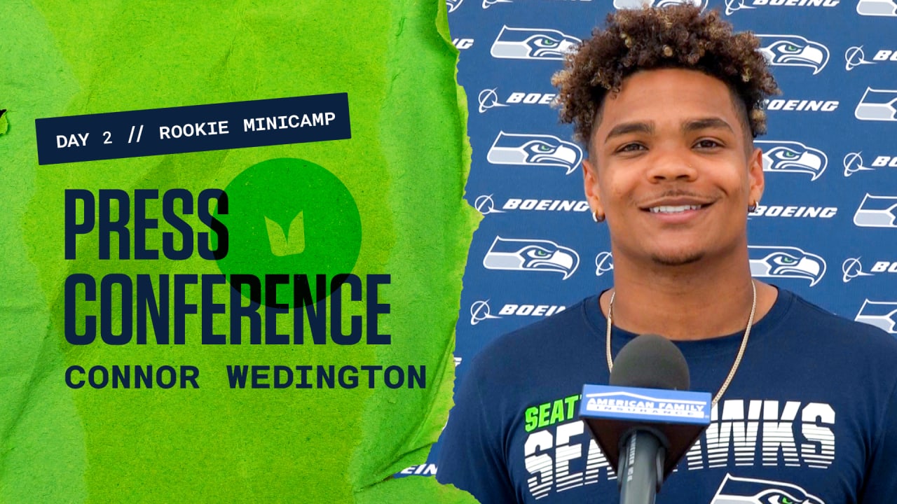 Connor Wedington 2021 Rookie Minicamp Press Conference