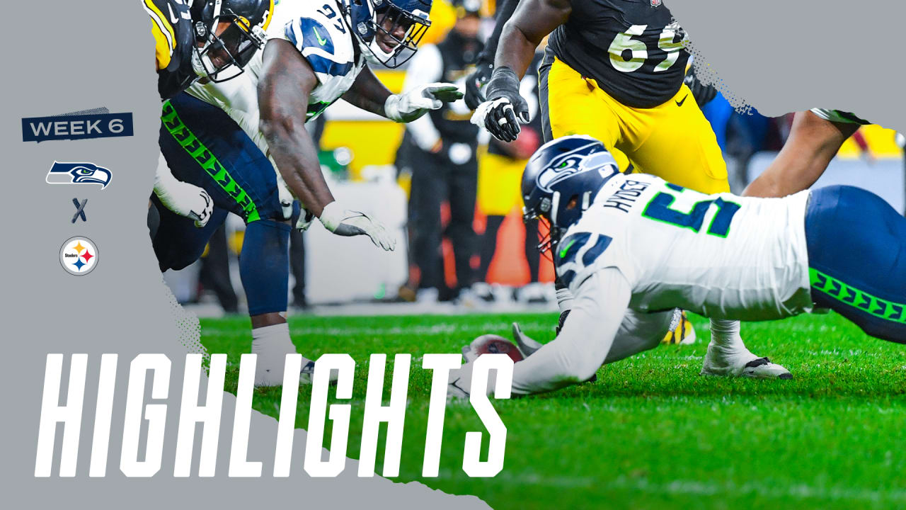 2021 Week 6 Seahawks at Steelers Kerry Hyder Jr. Recovers Ben ...
