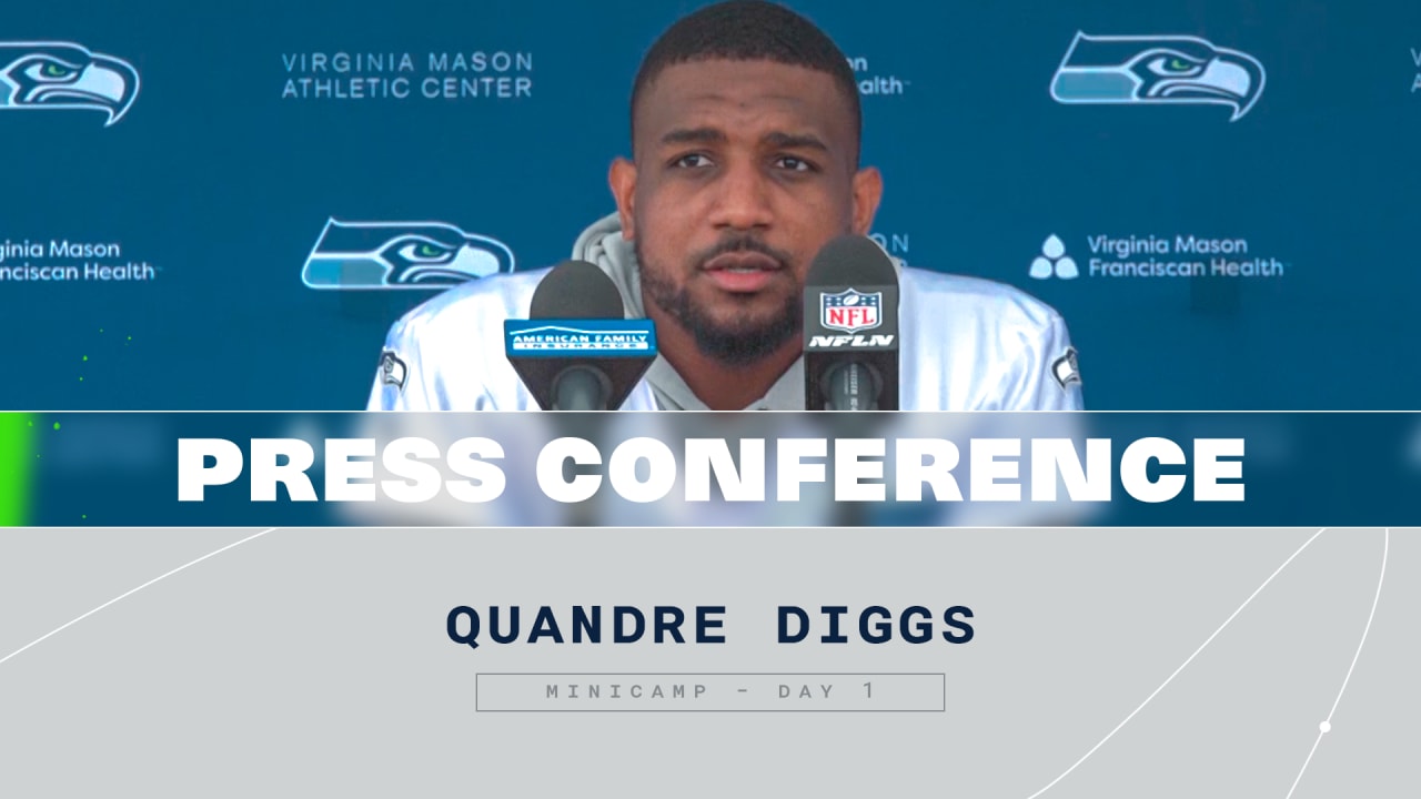 Quandre Diggs Minicamp Press Conference - Day 1