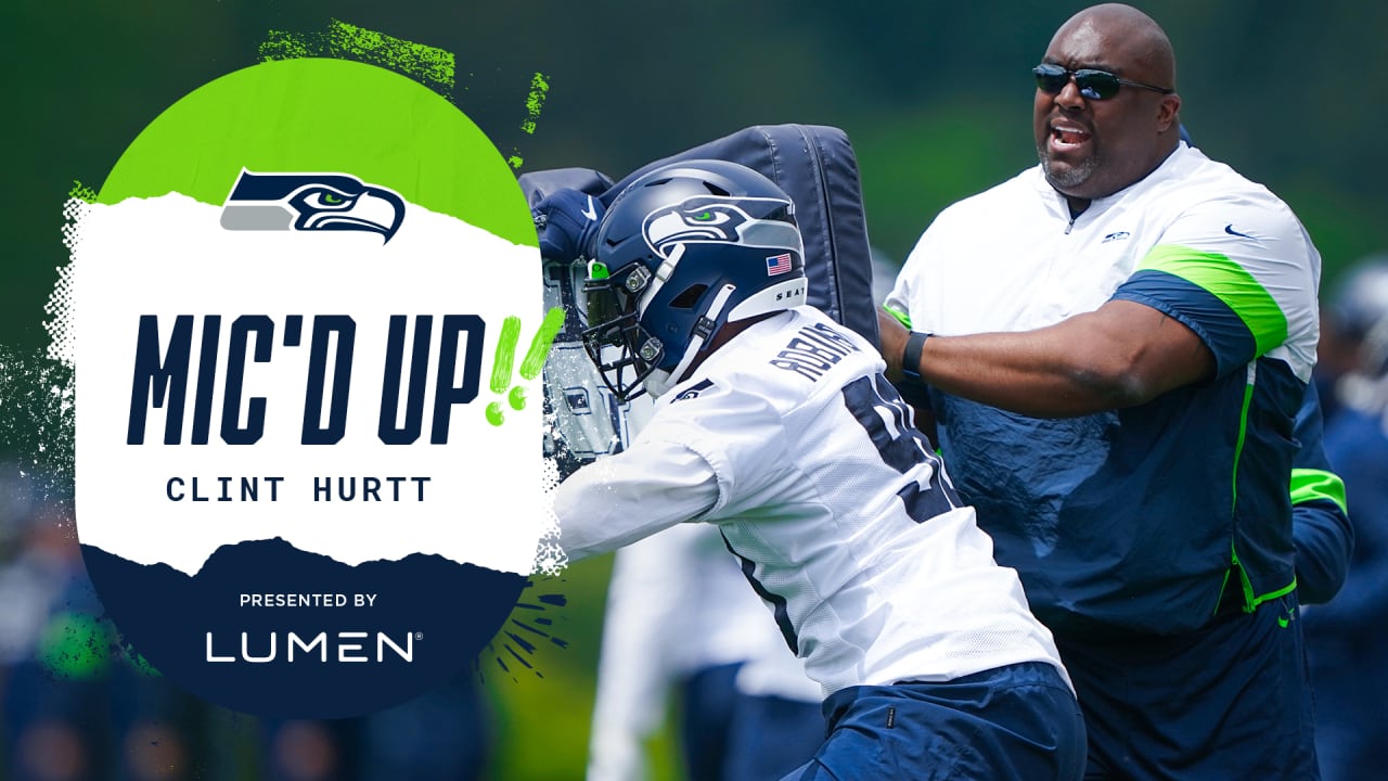 Seahawks Mic'd Up: Assistant Head Coach/Defense Clint Hurtt at 2021 ...