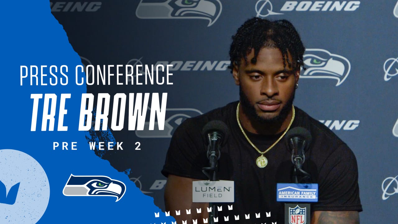 Tre Brown Seahawks Postgame Press Conference - Preseason Week 2 vs. Broncos