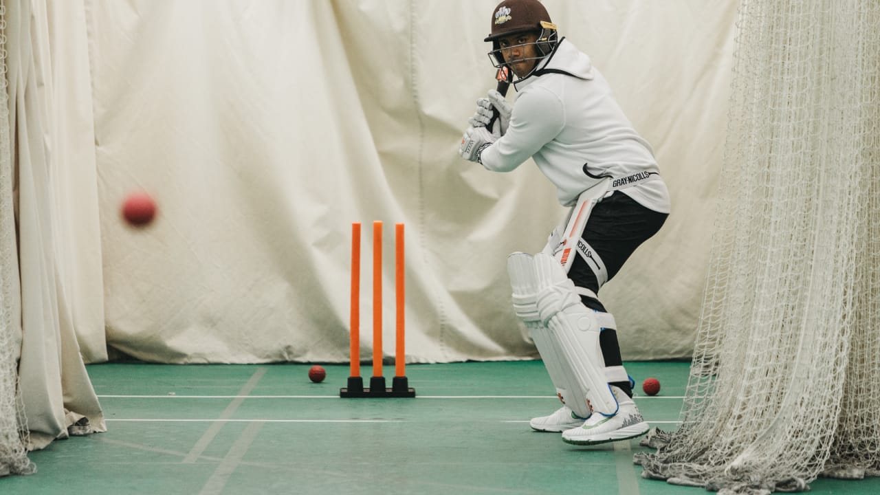 Russell Wilson Tests His Cricket Skills