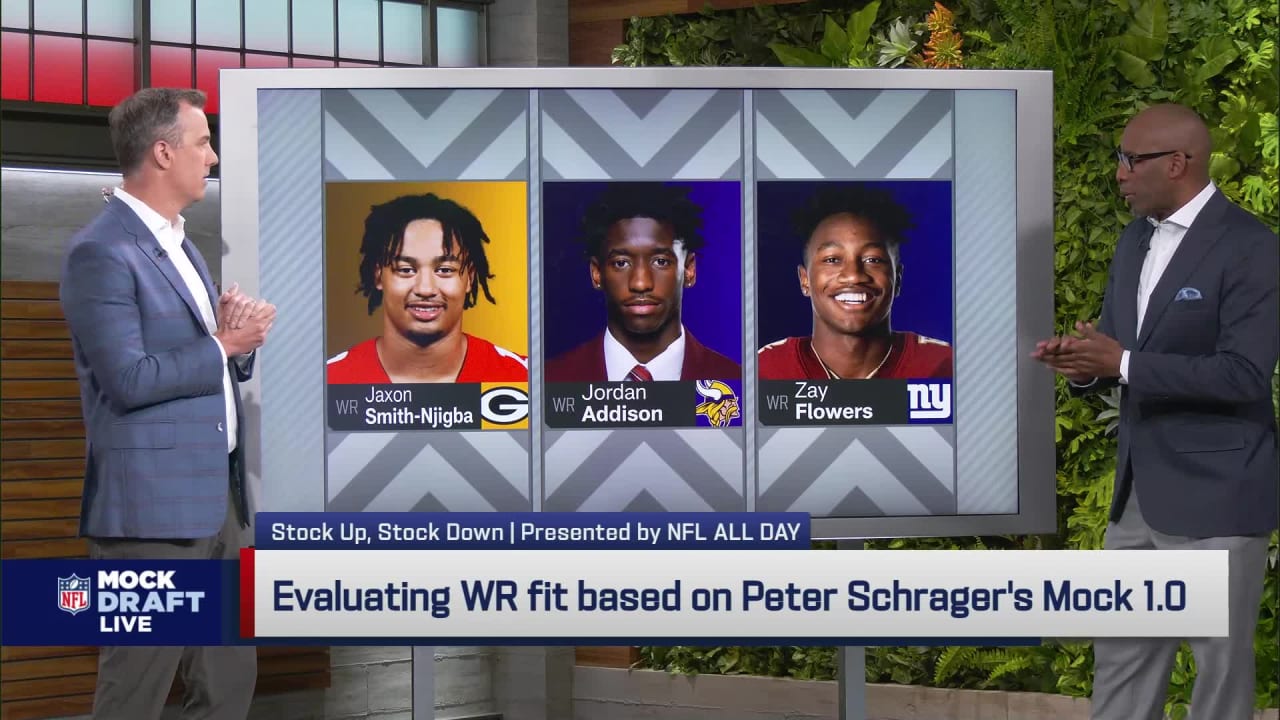 1st Round Wide Receivers' Stock Values Stock Up, Stock Down Presented ...