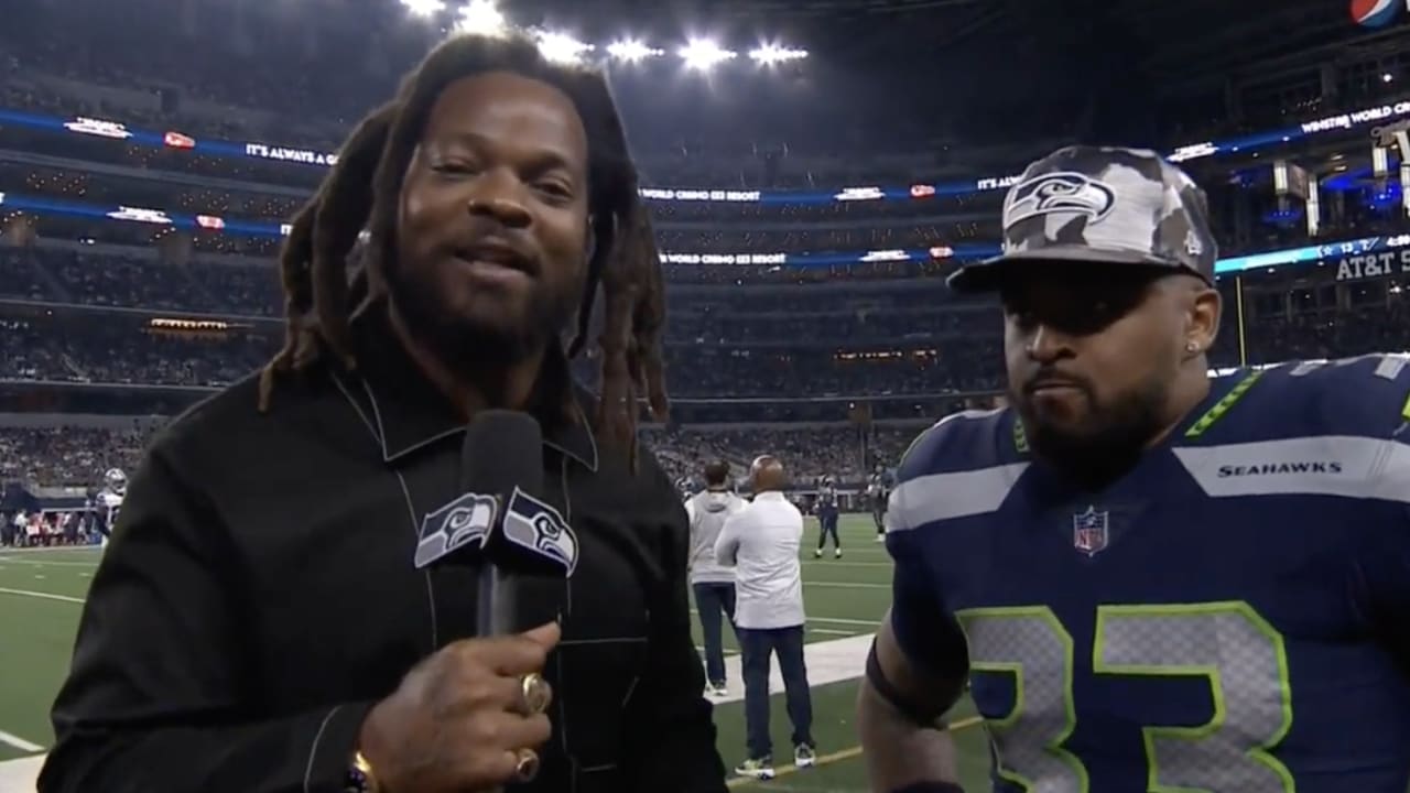 Michael Bennet Sideline Interview With Jamal Adams Week 3 2022 Preseason