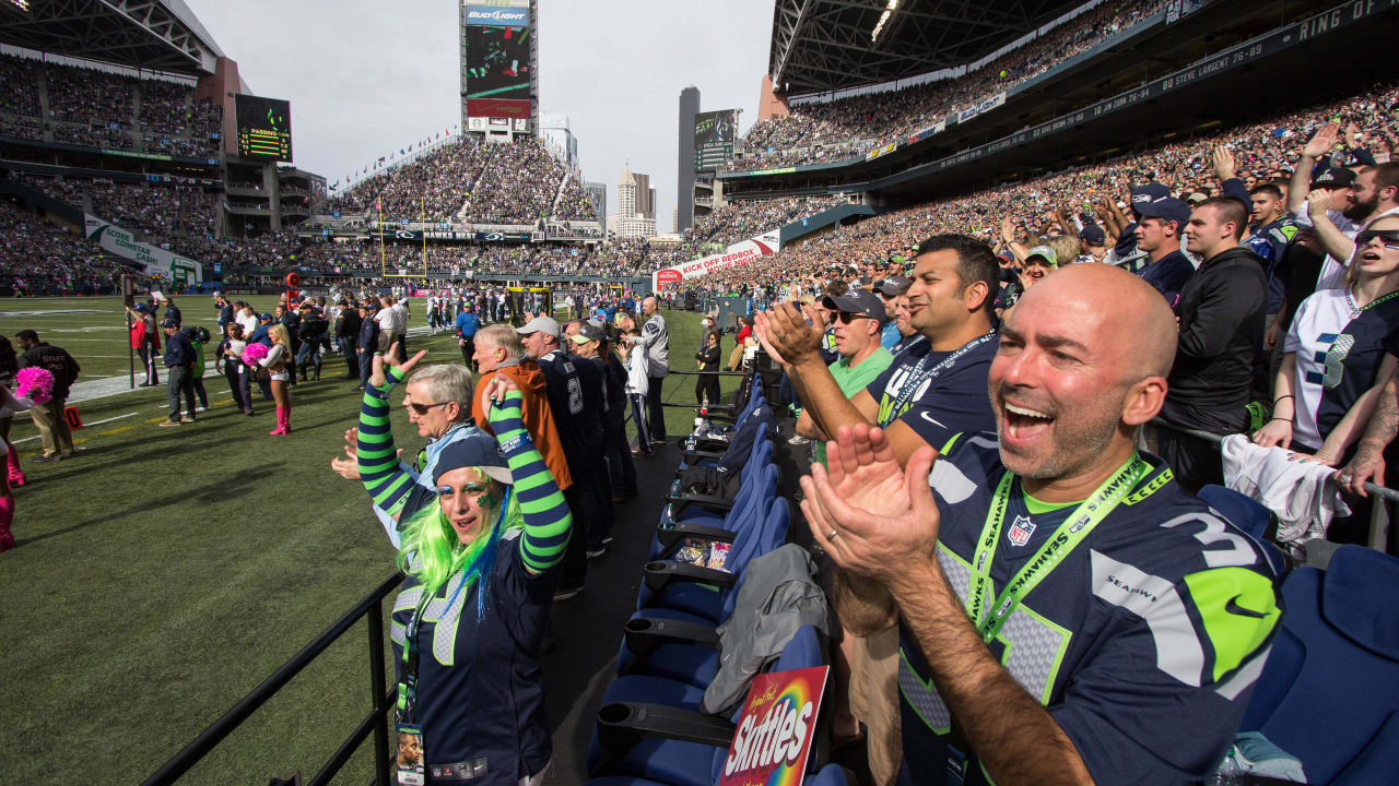 Seahawks Sideline Seating