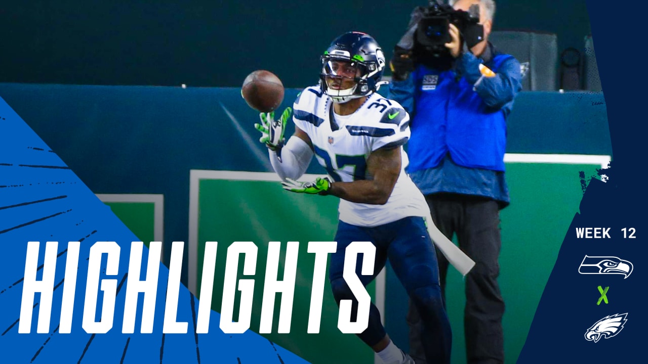 Quandre Diggs Intercepts Carson Wentz On Monday Night Football