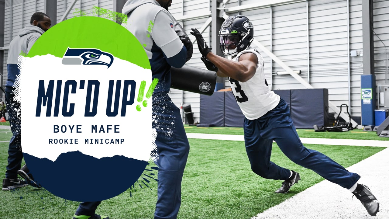 Boye Mafe Mic'd Up At Rookie Minicamp