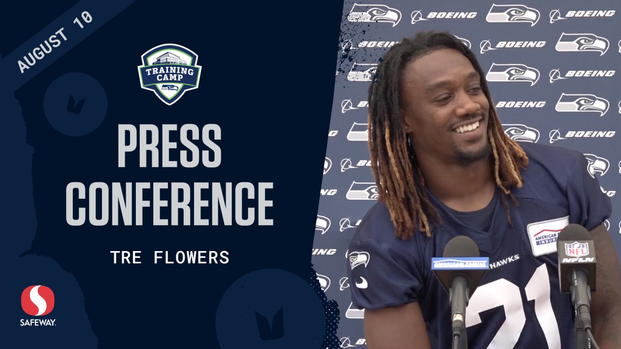 Tre Flowers Seahawks Training Camp Press Conference - August 10