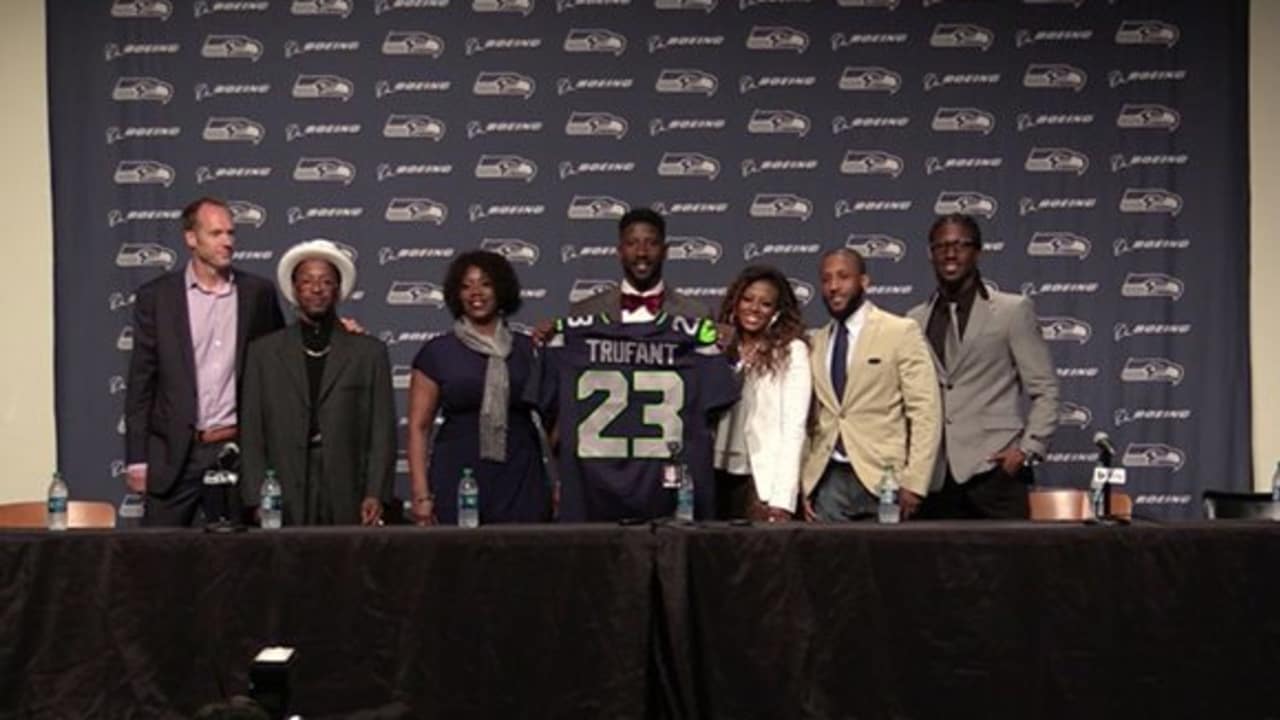 Marcus Trufant Retirement Press Conference