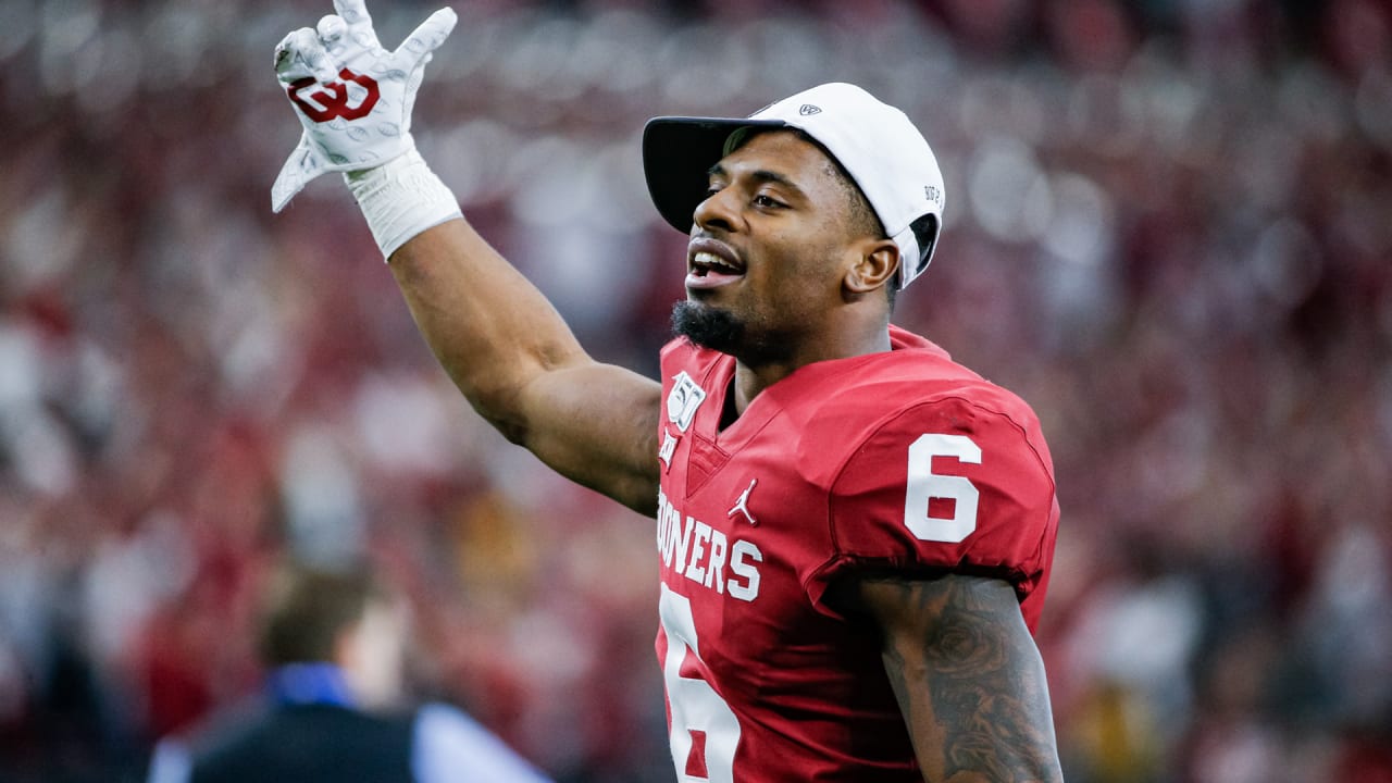 Photos of Tre Brown at Oklahoma - 2021 NFL Draft
