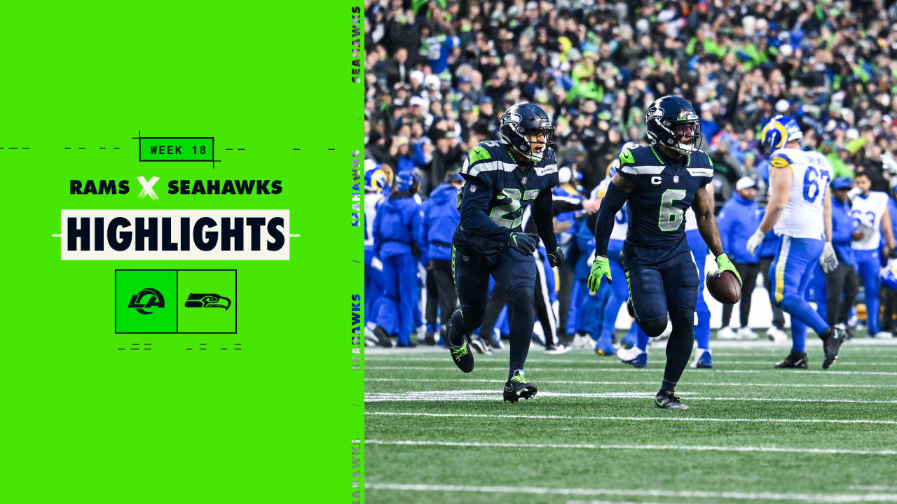 2022 Week 18 Seahawks vs. Rams Full Highlights