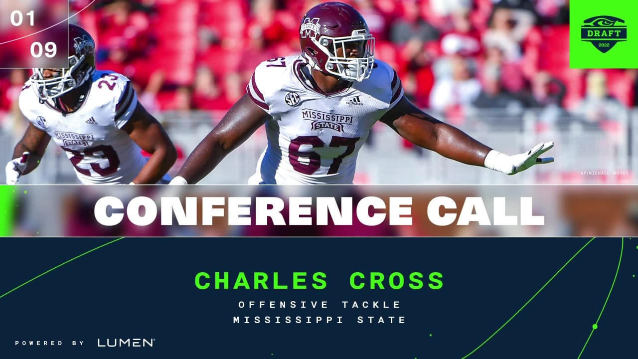 2022 NFL Draft: OT Charles Cross of Mississippi State Meets With Media ...