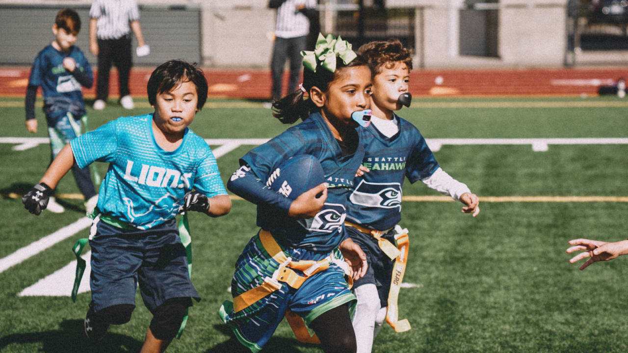 PHOTOS: Seahawks Host Flag Football Game At Renton Memorial Stadium