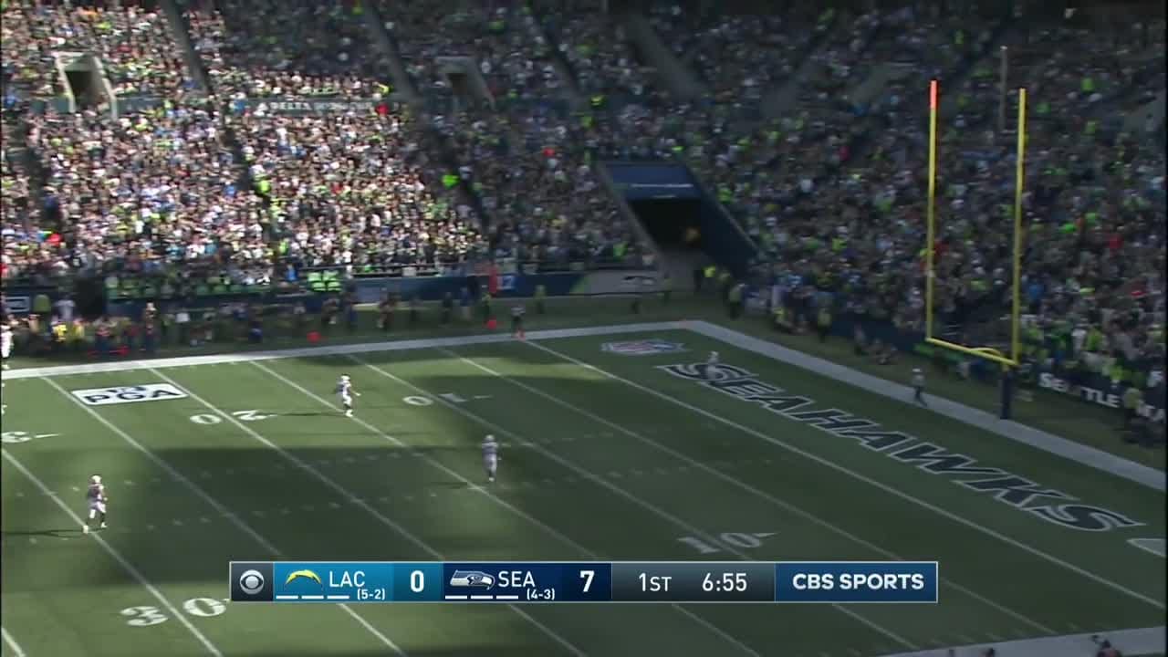Seahawks Make Tackle At 6-Yard-Line On Kickoff